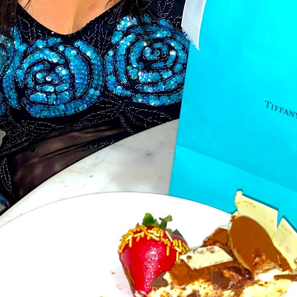 Cache | Tops | Unique Cache Floral Sequin Bead Top Xs | Poshmark